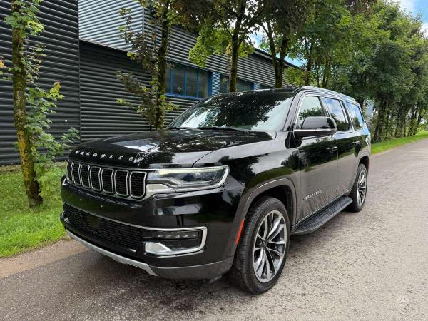 Melns Jeep Wagoneer 2022 Kauņa, ar dzinēja tilpumu 5.65 L un nobraukumu 115 tūkst. km par 33900 €, foto 2 vietnē AUTOMOTO.COM.LV
