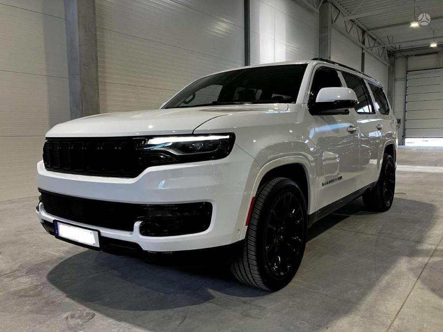 Balts Jeep Wagoneer 2022 Klaipėda, ar dzinēja tilpumu 5.65 L un nobraukumu 63 tūkst. km par 52030 €, foto 5 vietnē AUTOMOTO.COM.LV