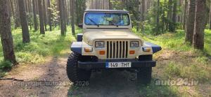 Beige Jeep Wrangler 1989 in Tallinn, with an engine capacity of 2.50 L and mileage of 310 thousand km for 13000 €, photo 3 on AUTOMOTO.COM.LV