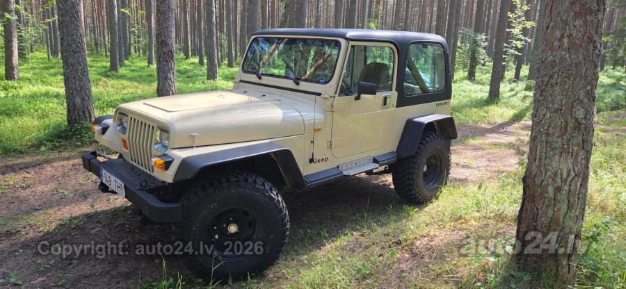 Beige Jeep Wrangler 1989 in Tallinn, with an engine capacity of 2.50 L and mileage of 310 thousand km for 13000 €, photo 9 on AUTOMOTO.COM.LV