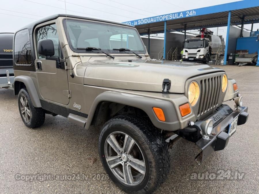 Smilšu krāsa Jeep Wrangler 2006 Tartu, ar dzinēja tilpumu 4.00 L un nobraukumu 240 tūkst. km par 15500 €, foto 14 vietnē AUTOMOTO.COM.LV