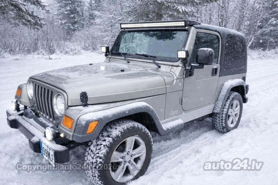 Smilšu krāsa Jeep Wrangler 2006 Tartu, ar dzinēja tilpumu 4.00 L un nobraukumu 240 tūkst. km par 15500 €, foto 16 vietnē AUTOMOTO.COM.LV