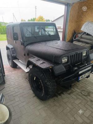 Black Jeep Wrangler 1988 in Silale, with an engine capacity of 4.20 L and mileage of 255 thousand km for 7400 €, photo 4 on AUTOMOTO.COM.LV