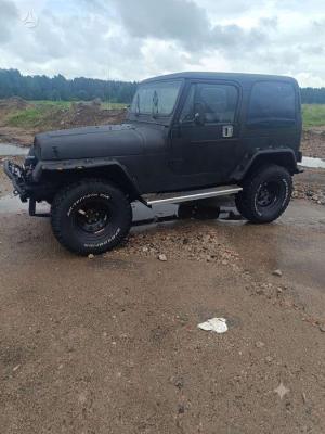 Black Jeep Wrangler 1988 in Silale, with an engine capacity of 4.20 L and mileage of 255 thousand km for 7400 €, photo 12 on AUTOMOTO.COM.LV