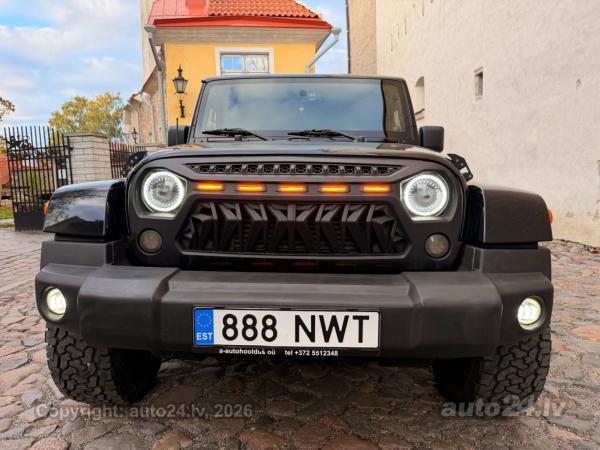 Black Jeep Wrangler 2008 in Tallinn, with an engine capacity of 2.80 L and mileage of 0 thousand km for 18999 €, photo 1 on AUTOMOTO.COM.LV