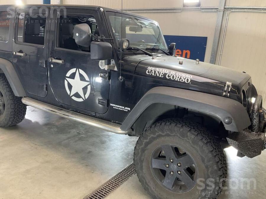 Melns Jeep Wrangler 2011 Tukums, ar dzinēja tilpumu 2.80 L un nobraukumu 214 tūkst. km par 23568 €, foto 5 vietnē AUTOMOTO.COM.LV