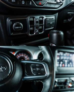 Black Jeep Wrangler 2019 in Vilnius, with an engine capacity of 2.00 L and mileage of 102 thousand km for 43998 €, photo 21 on AUTOMOTO.COM.LV