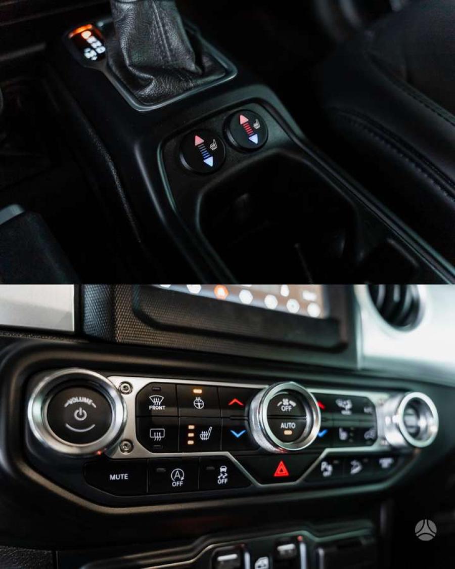 Black Jeep Wrangler 2019 in Vilnius, with an engine capacity of 2.00 L and mileage of 102 thousand km for 43998 €, photo 26 on AUTOMOTO.COM.LV