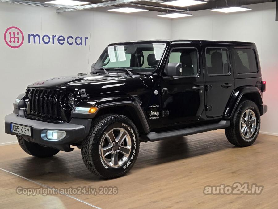 Black Jeep Wrangler 2020 in Tallinn, with an engine capacity of 2.00 L and mileage of 176 thousand km for 28900 €, photo 1 on AUTOMOTO.COM.LV