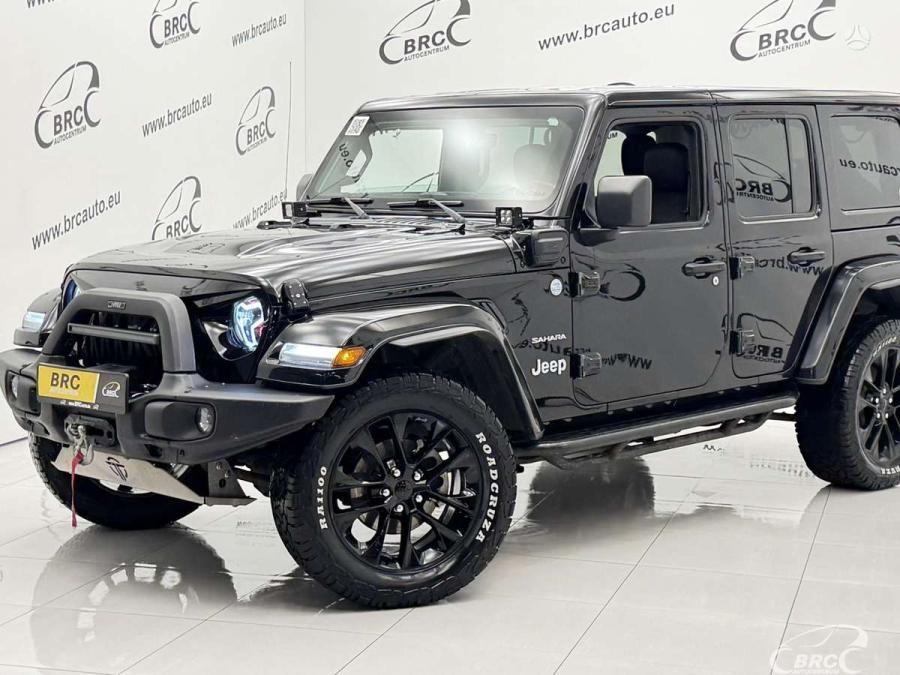 Melns Jeep Wrangler 2021 Viļņa, ar dzinēja tilpumu 2.00 L un nobraukumu 90 tūkst. km par 42900 €, foto 1 vietnē AUTOMOTO.COM.LV