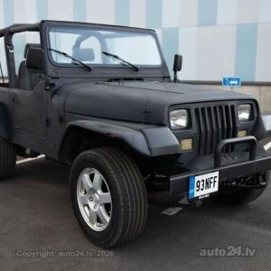 Melns Jeep Wrangler 1992 Tallina, ar dzinēja tilpumu 4.00 L un nobraukumu 0 tūkst. km par 6990 €, foto  vietnē AUTOMOTO.COM.LV