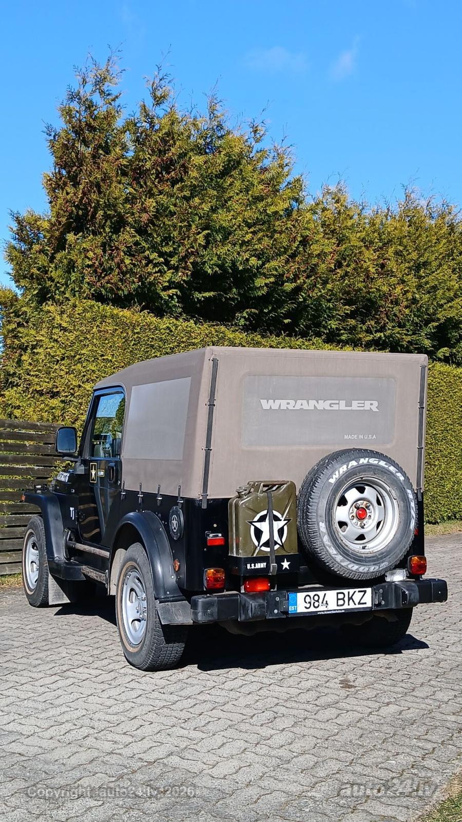 Black Jeep Wrangler 2004 in Tallinn, with an engine capacity of 2.40 L and mileage of 155 thousand km for 18000 €, photo 4 on AUTOMOTO.COM.LV