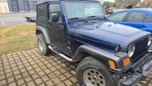 Blue Jeep Wrangler 2004 in Tartu, with an engine capacity of 4.00 L and mileage of 100 thousand km for 8000 €, photo  on AUTOMOTO.COM.LV