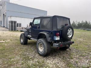 Zils Jeep Wrangler 2004 Mažeikiai, ar dzinēja tilpumu 4.00 L un nobraukumu 175 tūkst. km par 7500 €, foto 4 vietnē AUTOMOTO.COM.LV
