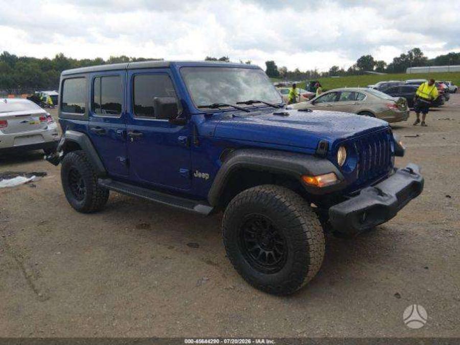 Zils Jeep Wrangler 2020 Klaipėda, ar dzinēja tilpumu 0.00 L un nobraukumu 73 tūkst. km par 10000 €, foto 1 vietnē AUTOMOTO.COM.LV