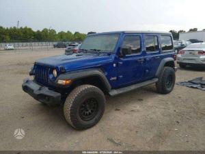 Zils Jeep Wrangler 2020 Klaipėda, ar dzinēja tilpumu 0.00 L un nobraukumu 73 tūkst. km par 10000 €, foto 3 vietnē AUTOMOTO.COM.LV