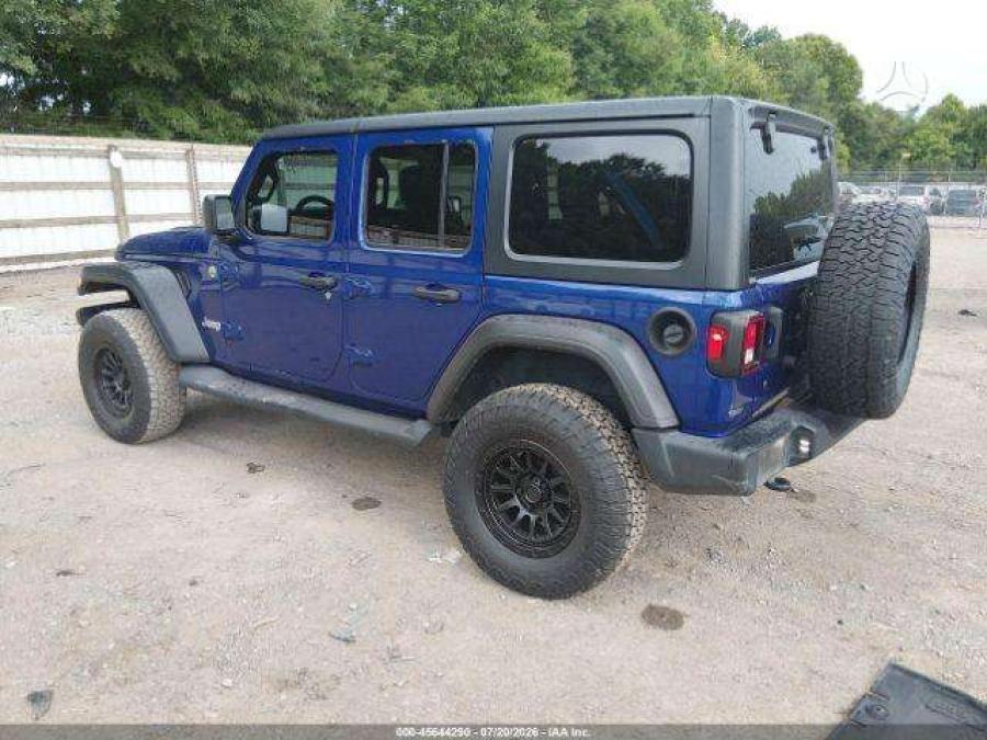 Zils Jeep Wrangler 2020 Klaipėda, ar dzinēja tilpumu 0.00 L un nobraukumu 73 tūkst. km par 10000 €, foto 4 vietnē AUTOMOTO.COM.LV