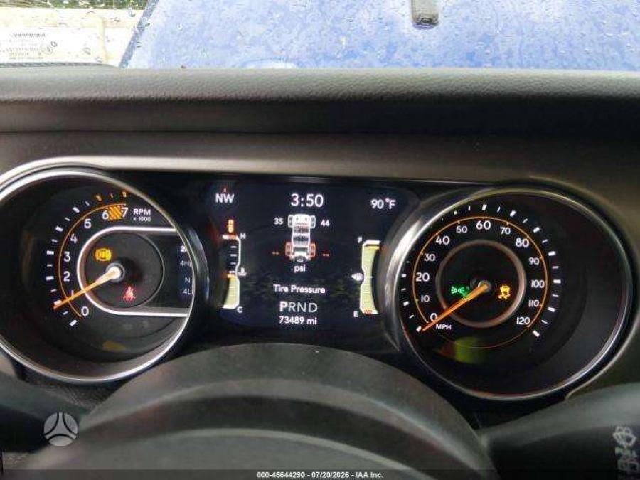 Zils Jeep Wrangler 2020 Klaipėda, ar dzinēja tilpumu 0.00 L un nobraukumu 73 tūkst. km par 10000 €, foto 8 vietnē AUTOMOTO.COM.LV