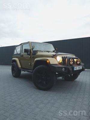 Green Jeep Wrangler 2008 in Jelgava, with an engine capacity of 2.80 L and mileage of 161 thousand km for 16000 €, photo  on AUTOMOTO.COM.LV