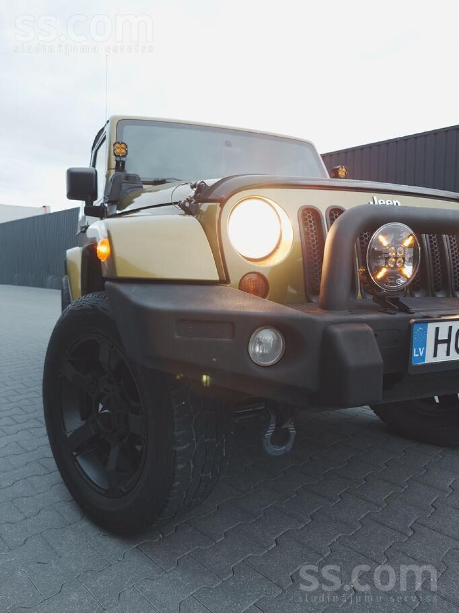 Zaļš Jeep Wrangler 2008 Jelgava, ar dzinēja tilpumu 2.80 L un nobraukumu 161 tūkst. km par 16000 €, foto 3 vietnē AUTOMOTO.COM.LV