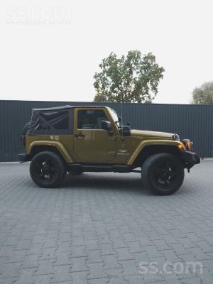 Zaļš Jeep Wrangler 2008 Jelgava, ar dzinēja tilpumu 2.80 L un nobraukumu 161 tūkst. km par 16000 €, foto 4 vietnē AUTOMOTO.COM.LV