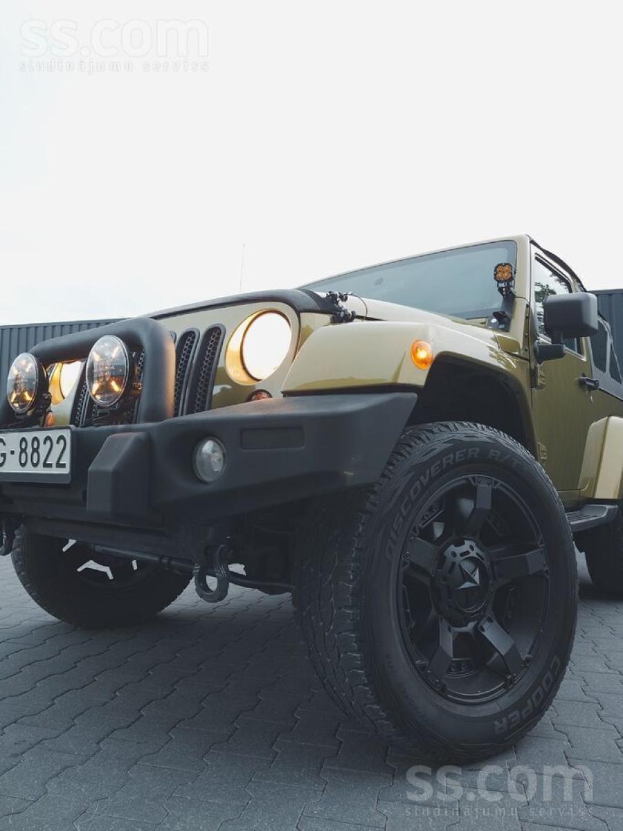 Zaļš Jeep Wrangler 2008 Jelgava, ar dzinēja tilpumu 2.80 L un nobraukumu 161 tūkst. km par 16000 €, foto 6 vietnē AUTOMOTO.COM.LV