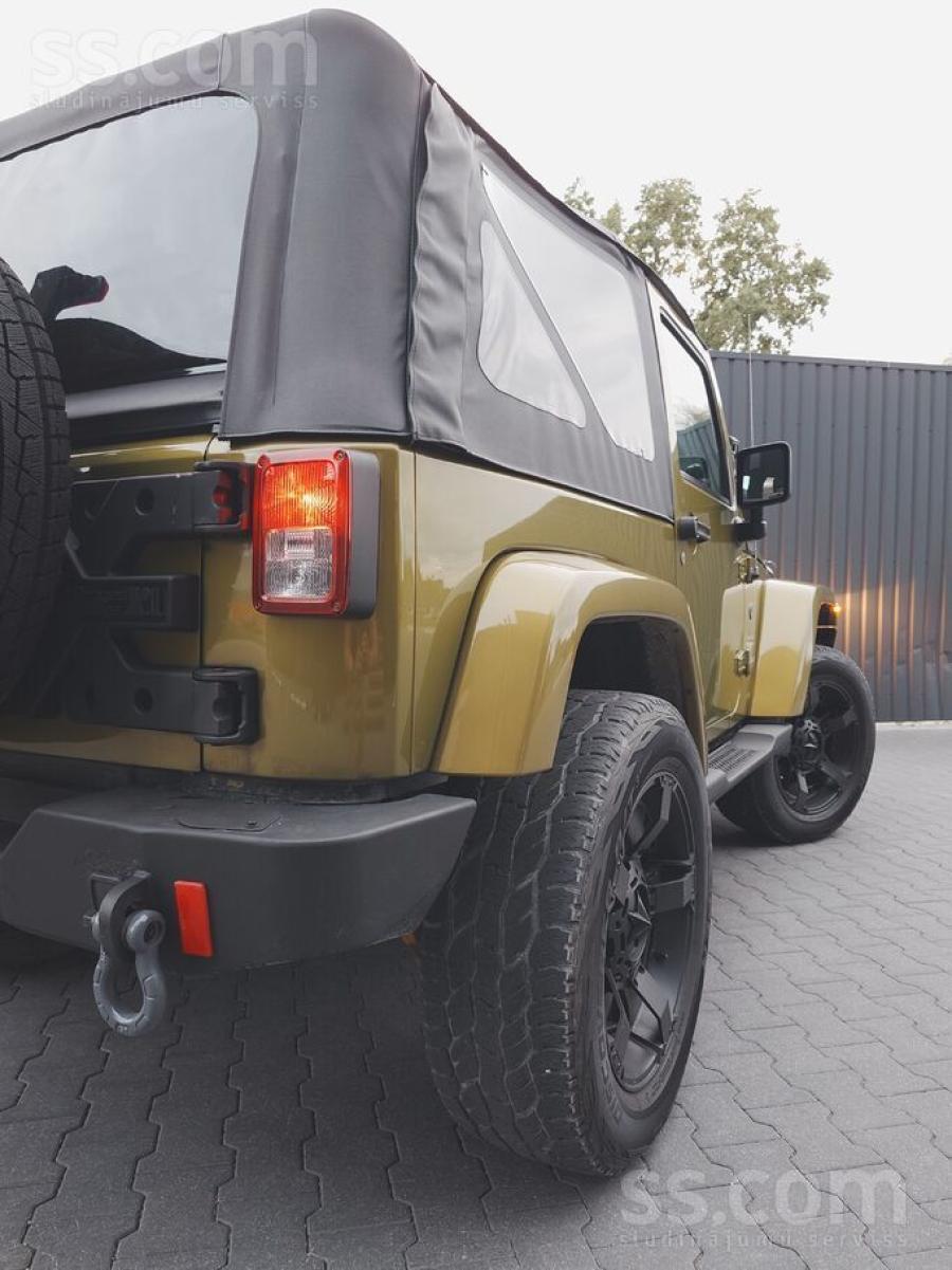 Zaļš Jeep Wrangler 2008 Jelgava, ar dzinēja tilpumu 2.80 L un nobraukumu 161 tūkst. km par 16000 €, foto 8 vietnē AUTOMOTO.COM.LV