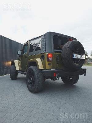 Zaļš Jeep Wrangler 2008 Jelgava, ar dzinēja tilpumu 2.80 L un nobraukumu 161 tūkst. km par 16000 €, foto 9 vietnē AUTOMOTO.COM.LV