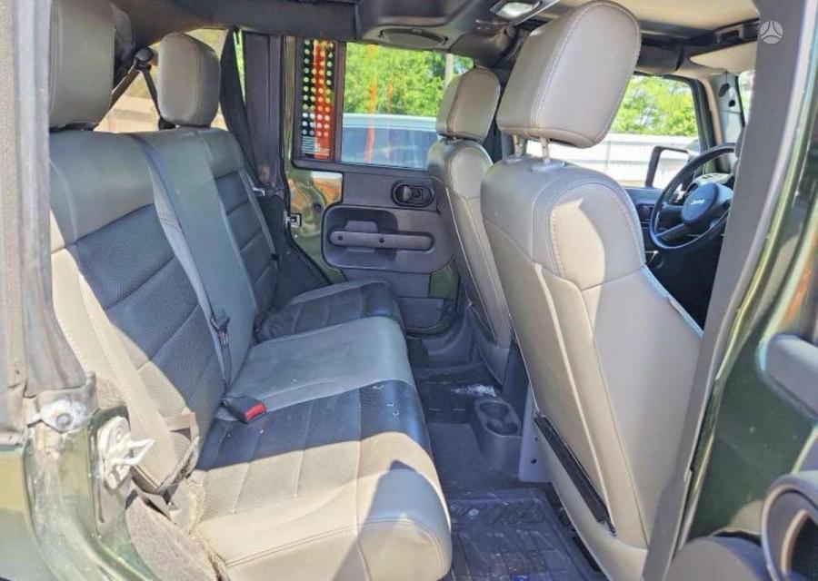 Zaļš Jeep Wrangler 2009 Kauņa, ar dzinēja tilpumu 3.78 L un nobraukumu 294 tūkst. km par 6999 €, foto 10 vietnē AUTOMOTO.COM.LV