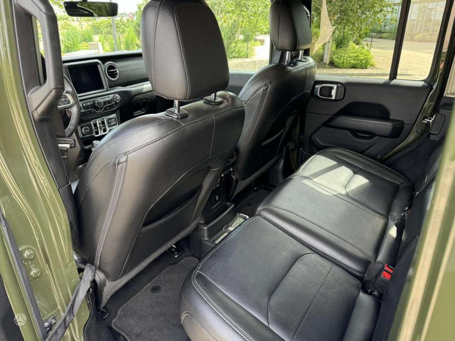 Zaļš Jeep Wrangler 2022 Viļņa, ar dzinēja tilpumu 2.00 L un nobraukumu 70 tūkst. km par 36300 €, foto 21 vietnē AUTOMOTO.COM.LV