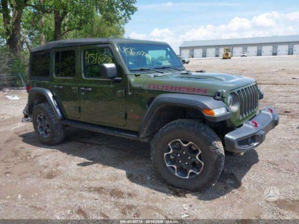 Green Jeep Wrangler 2023 in Klaipeda, with an engine capacity of 3.60 L and mileage of 23 thousand km for 14900 €, photo 1 on AUTOMOTO.COM.LV