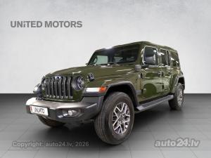 Zaļš Jeep Wrangler 2021 Tallina, ar dzinēja tilpumu 2.00 L un nobraukumu 56 tūkst. km par 42990 €, foto  vietnē AUTOMOTO.COM.LV