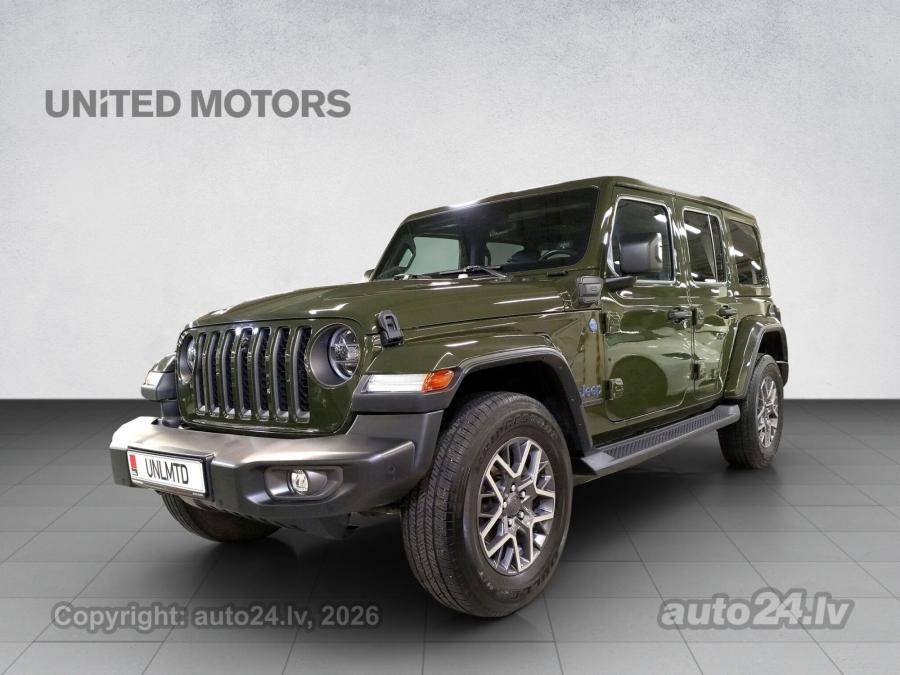 Green Jeep Wrangler 2021 in Tallinn, with an engine capacity of 2.00 L and mileage of 56 thousand km for 42990 €, photo 1 on AUTOMOTO.COM.LV