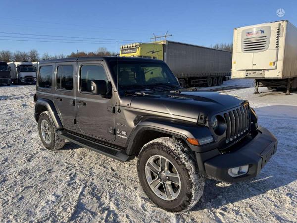 Pelēks Jeep Wrangler 2019 Šauļi, ar dzinēja tilpumu 2.14 L un nobraukumu 219 tūkst. km par 20900 €, foto 1 vietnē AUTOMOTO.COM.LV