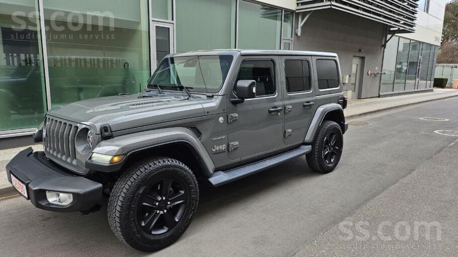 Grey Jeep Wrangler 2019 in Vilnius, with an engine capacity of 2.20 L and mileage of 0 thousand km for 37999 €, photo 1 on AUTOMOTO.COM.LV