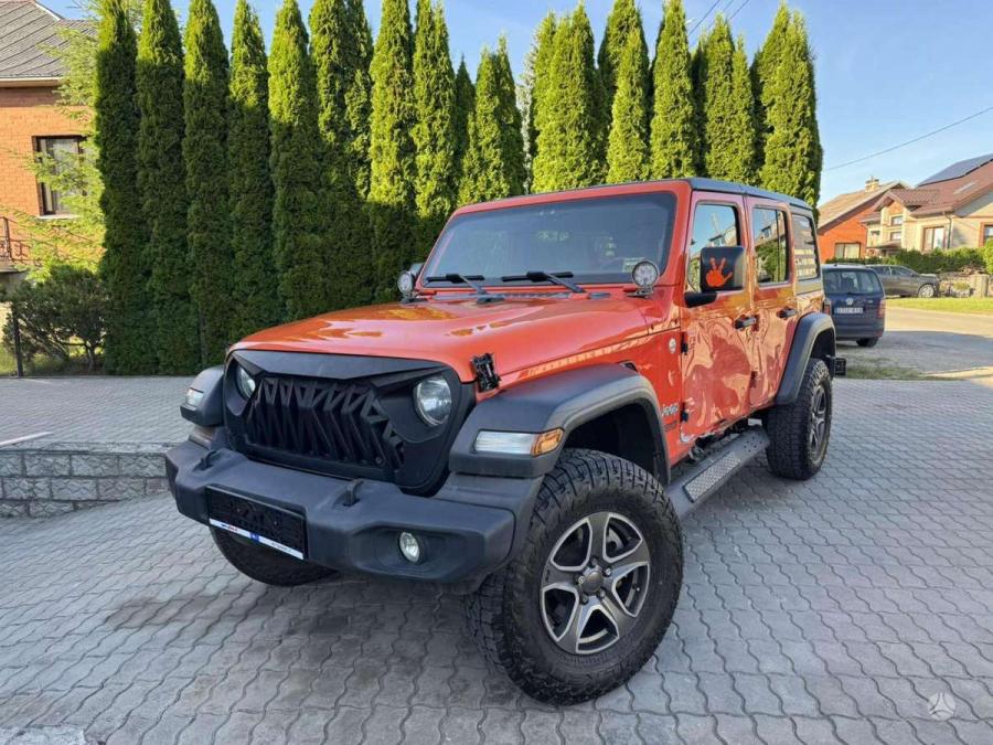 Oranžs Jeep Wrangler 2019 Šauļi, ar dzinēja tilpumu 3.60 L un nobraukumu 200 tūkst. km par 12950 €, foto 9 vietnē AUTOMOTO.COM.LV
