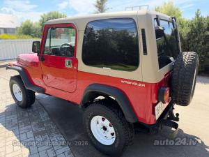 Sarkans Jeep Wrangler 1993 Tallina, ar dzinēja tilpumu 2.50 L un nobraukumu 0 tūkst. km par 6990 €, foto 4 vietnē AUTOMOTO.COM.LV