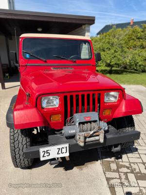 Sarkans Jeep Wrangler 1993 Tallina, ar dzinēja tilpumu 2.50 L un nobraukumu 0 tūkst. km par 6990 €, foto 7 vietnē AUTOMOTO.COM.LV