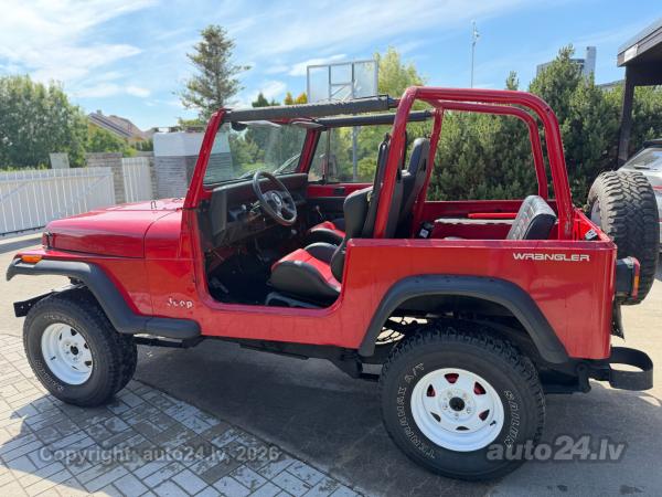 Sarkans Jeep Wrangler 1993 Tallina, ar dzinēja tilpumu 2.50 L un nobraukumu 0 tūkst. km par 6990 €, foto 10 vietnē AUTOMOTO.COM.LV