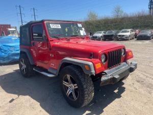 Red Jeep Wrangler 2003 in Riga, with an engine capacity of 4.00 L and mileage of 280 thousand km for 12000 €, photo 6 on AUTOMOTO.COM.LV
