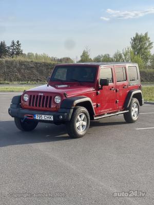 Sarkans Jeep Wrangler 2007 Tallina, ar dzinēja tilpumu 2.80 L un nobraukumu 108 tūkst. km par 18300 €, foto  vietnē AUTOMOTO.COM.LV