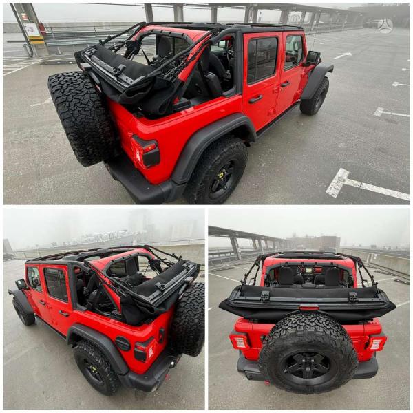 Red Jeep Wrangler 2020 in Vilnius, with an engine capacity of 3.60 L and mileage of 93 thousand km for 33500 €, photo 8 on AUTOMOTO.COM.LV