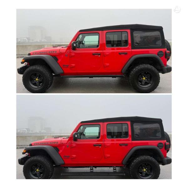 Red Jeep Wrangler 2020 in Vilnius, with an engine capacity of 3.60 L and mileage of 93 thousand km for 32900 €, photo 4 on AUTOMOTO.COM.LV
