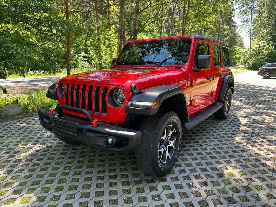 Sarkans Jeep Wrangler 2020 Viļņa, ar dzinēja tilpumu 2.00 L un nobraukumu 59 tūkst. km par 24900 €, foto 4 vietnē AUTOMOTO.COM.LV