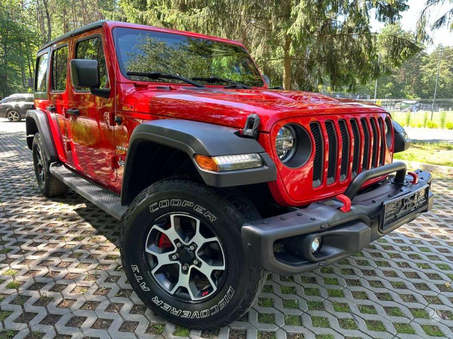 Sarkans Jeep Wrangler 2020 Viļņa, ar dzinēja tilpumu 2.00 L un nobraukumu 59 tūkst. km par 24900 €, foto 14 vietnē AUTOMOTO.COM.LV