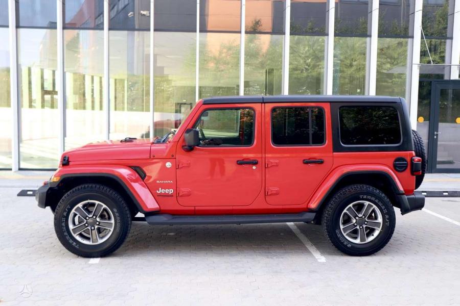 Sarkans Jeep Wrangler 2020 Viļņa, ar dzinēja tilpumu 2.00 L un nobraukumu 94 tūkst. km par 28999 €, foto 7 vietnē AUTOMOTO.COM.LV
