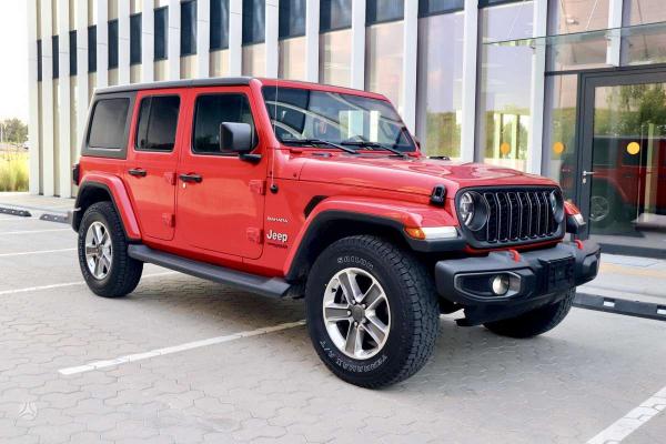 Sarkans Jeep Wrangler 2020 Viļņa, ar dzinēja tilpumu 2.00 L un nobraukumu 94 tūkst. km par 28499 €, foto 6 vietnē AUTOMOTO.COM.LV