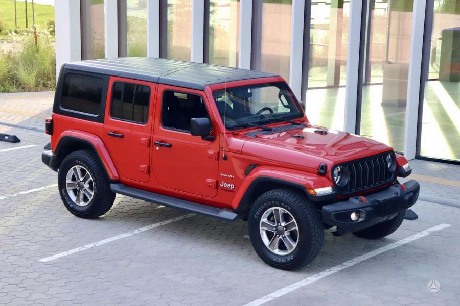 Sarkans Jeep Wrangler 2020 Viļņa, ar dzinēja tilpumu 2.00 L un nobraukumu 94 tūkst. km par 28499 €, foto 16 vietnē AUTOMOTO.COM.LV