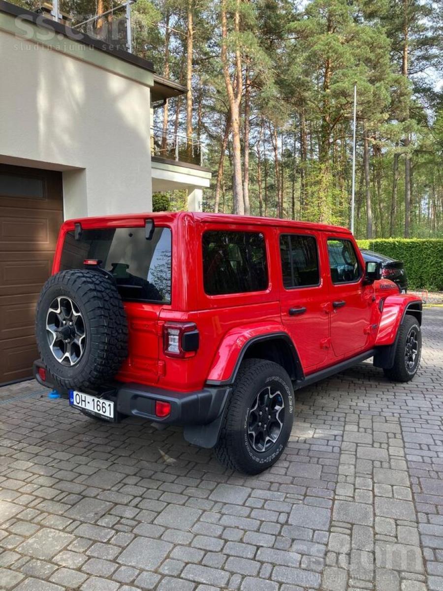 Sarkans Jeep Wrangler 2022 Rīga, ar dzinēja tilpumu 2.00 L un nobraukumu 47 tūkst. km par 55000 €, foto 4 vietnē AUTOMOTO.COM.LV
