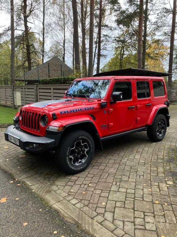 Sarkans Jeep Wrangler 2022 Rīga, ar dzinēja tilpumu 2.00 L un nobraukumu 52 tūkst. km par 46000 €, foto 1 vietnē AUTOMOTO.COM.LV